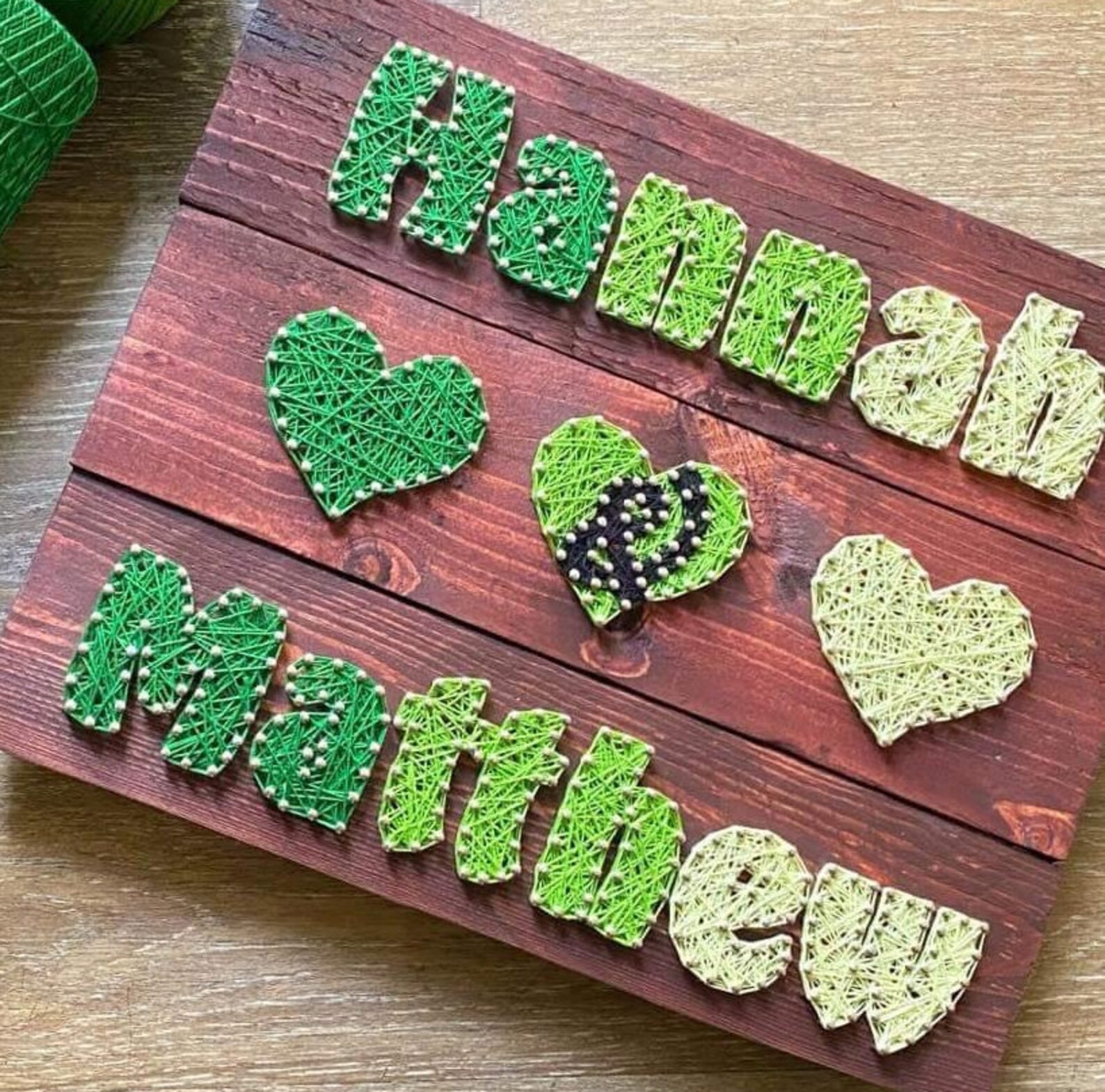 String Art Name Couple, String Art Name Sign, Personalized Couple Sign, Custom String Sign ...