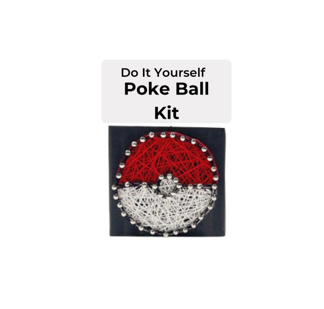 Poke Ball Craft Kit Pokémon Craft for Kids Pokémon Kid - Etsy