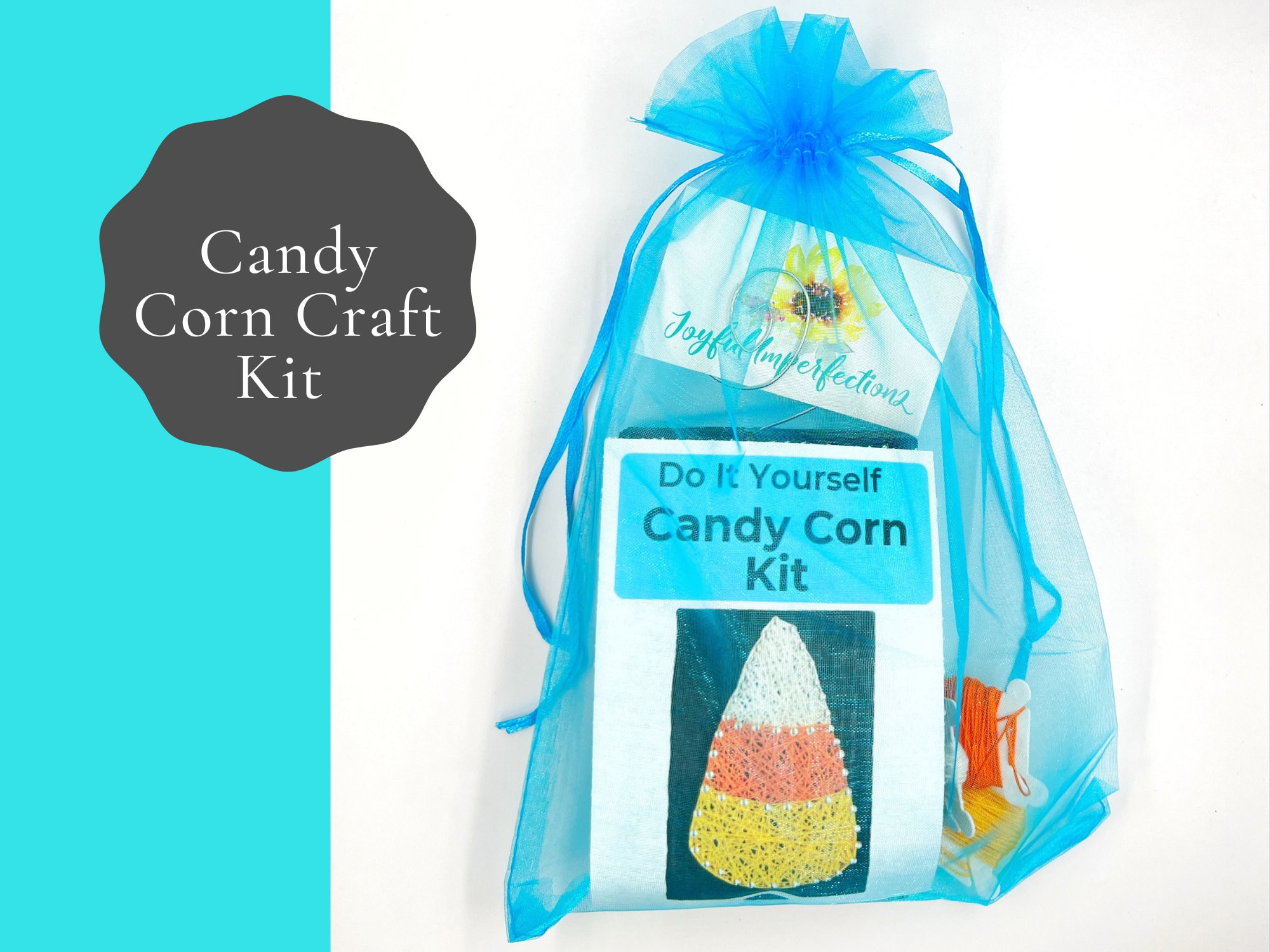 String Art Candy Corn Kit Candy Corn DIY Kit Halloween Kid - Etsy