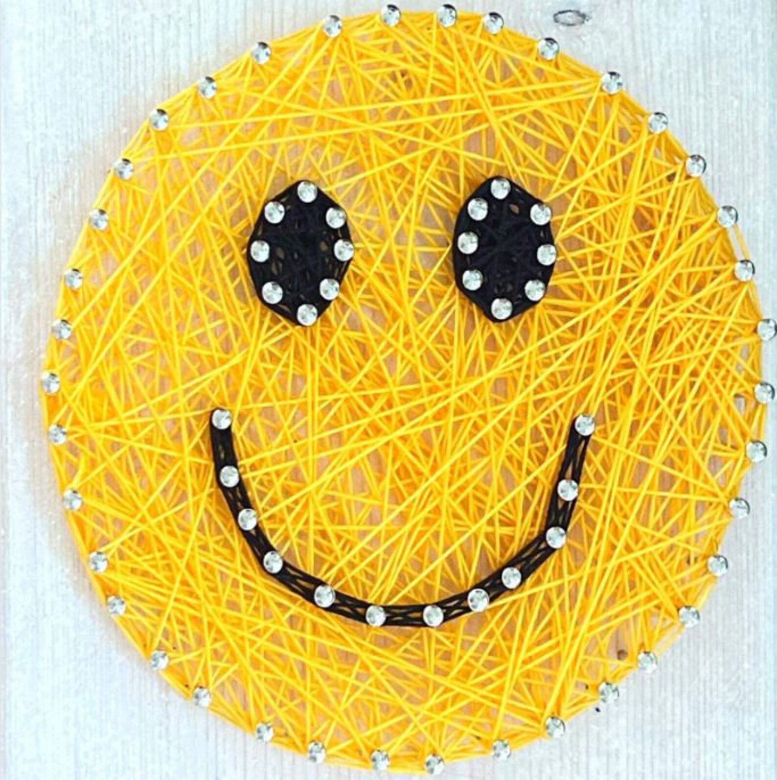 Smiley Face String Art DIY Kit Smiley Face Craft Kit Groovy Birthday ...