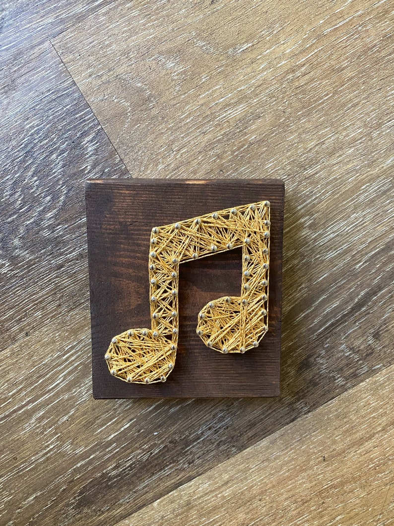 Music Note String Art Sign, Music Room Decor, Classroom Decor, Music ...
