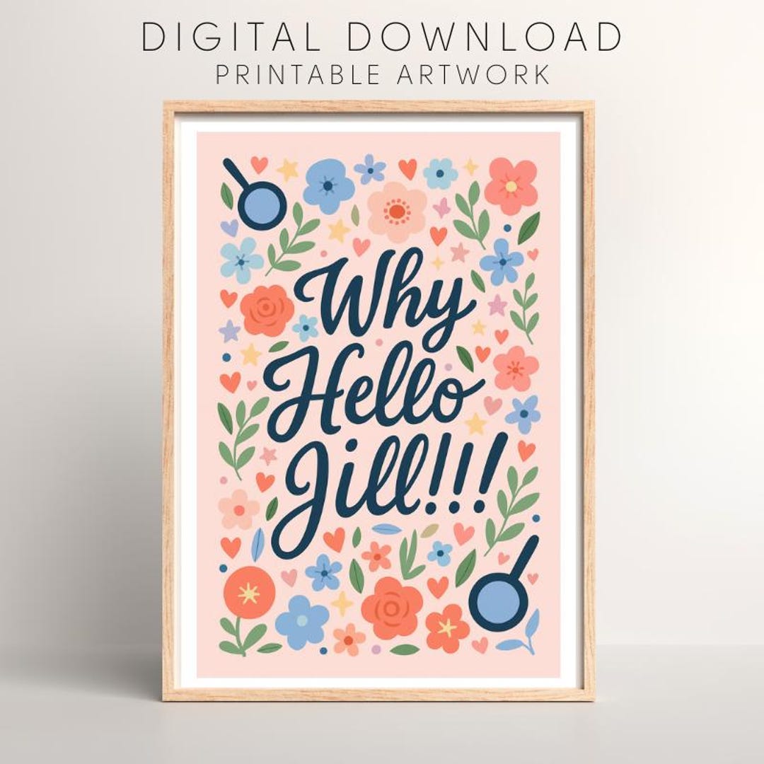 Why Hello Jill!! Ainsley Harriott TV Quote Print | Digital Download ...