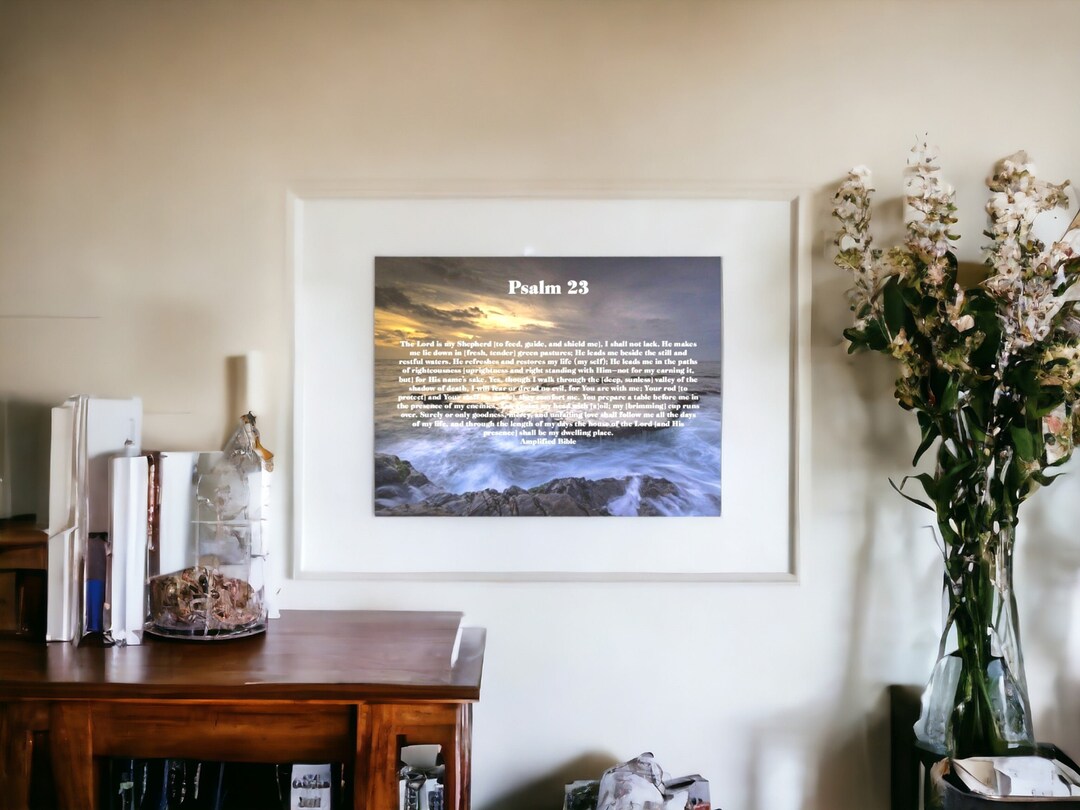 Psalm 23 22 X 28 Wall Poster - Etsy