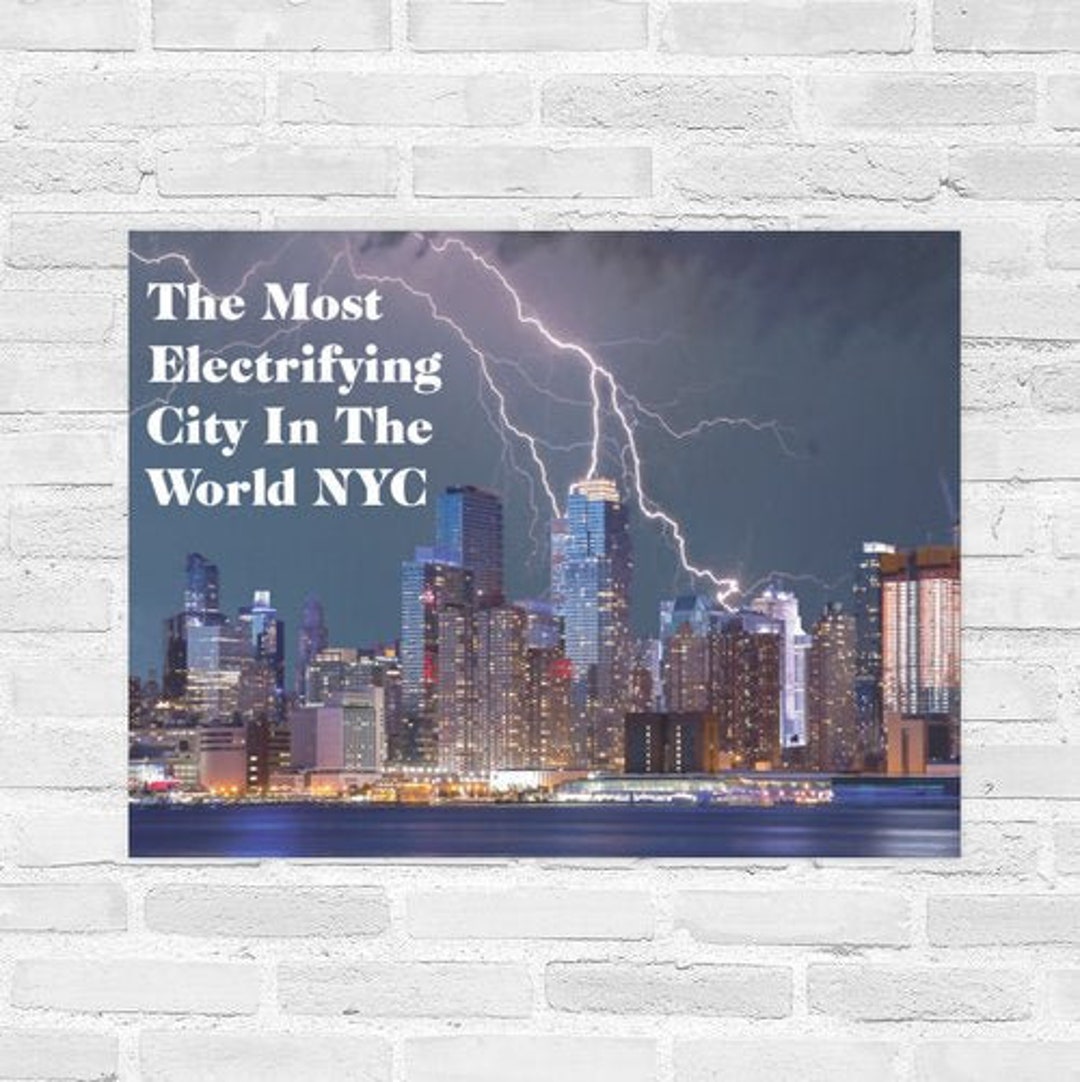 The Most Electrifying City in the World NYC Gift Set - Etsy