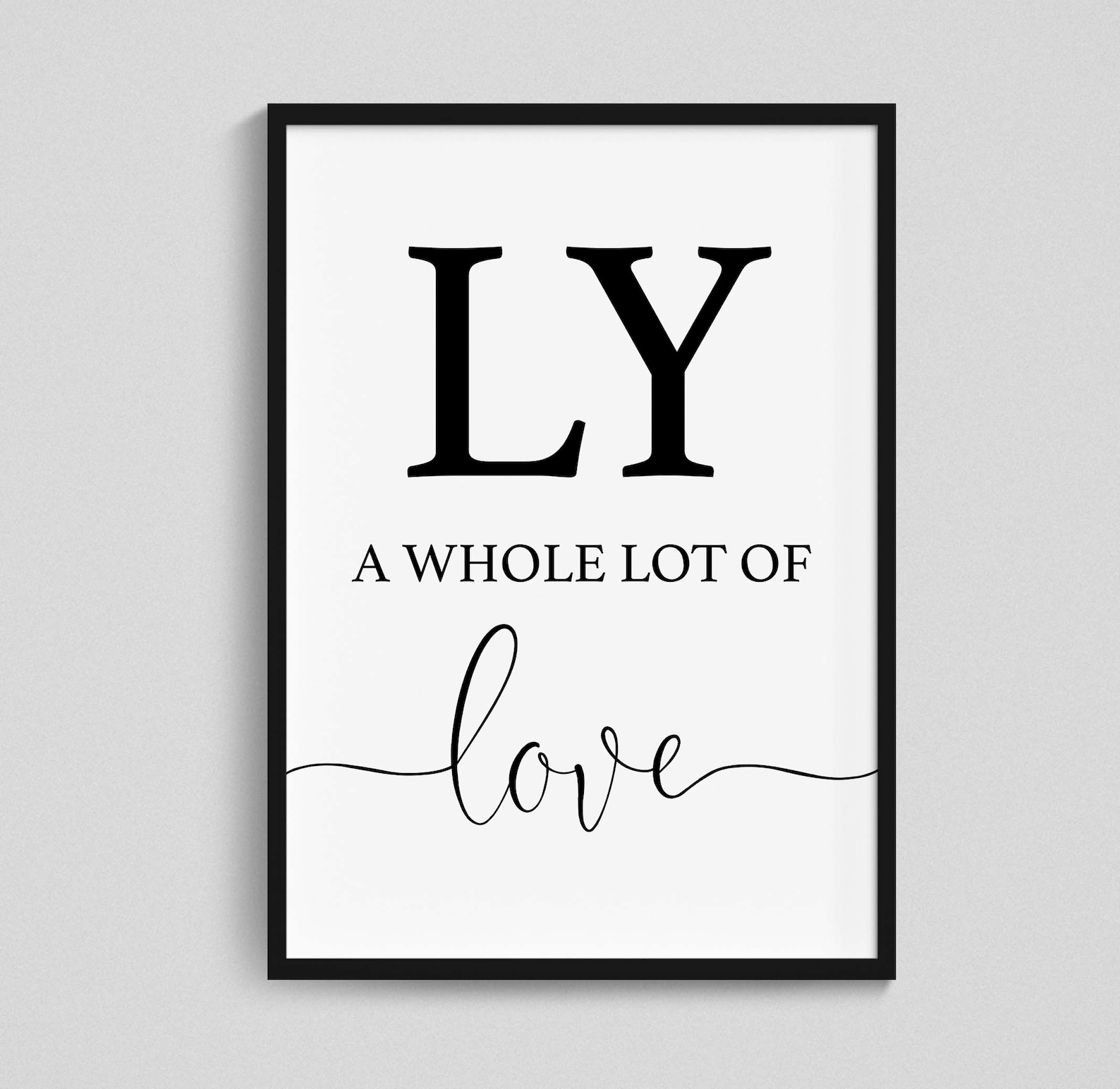 Set of 3 Family Prints, Crazy Loud Love Print, Family Quote Wall Art ...