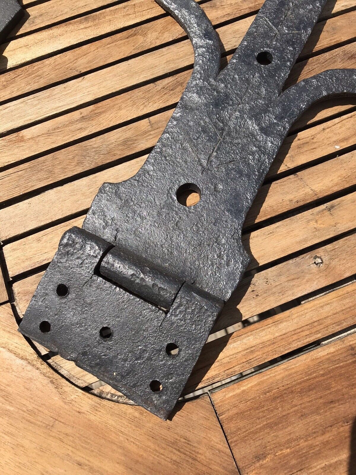 Rare Original 15th Century Medieval Door Hinges Gothic Forged Iron ...