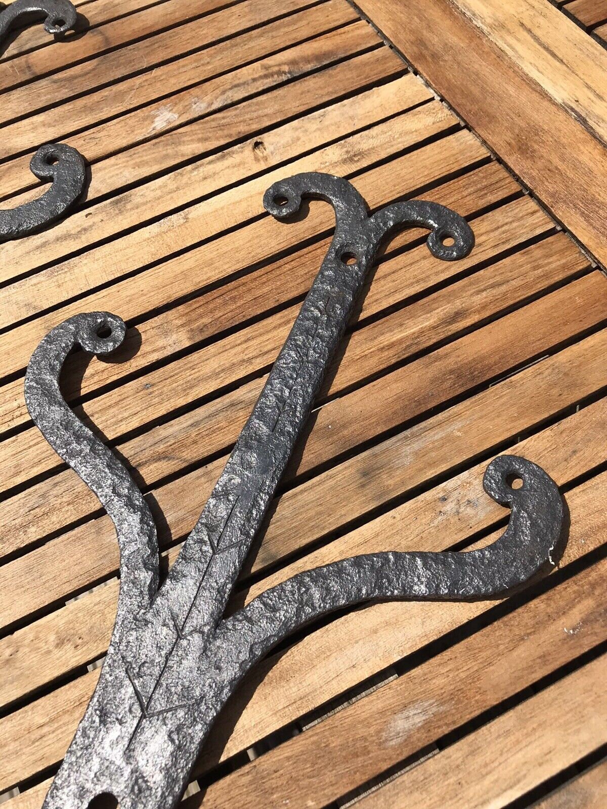 Rare Original 15th Century Medieval Door Hinges Gothic Forged Iron ...