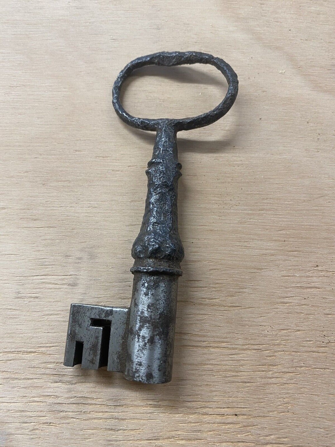 Large 17th Century Rim Lock Key Reclaimed Period Oak Iron Rare Door ...
