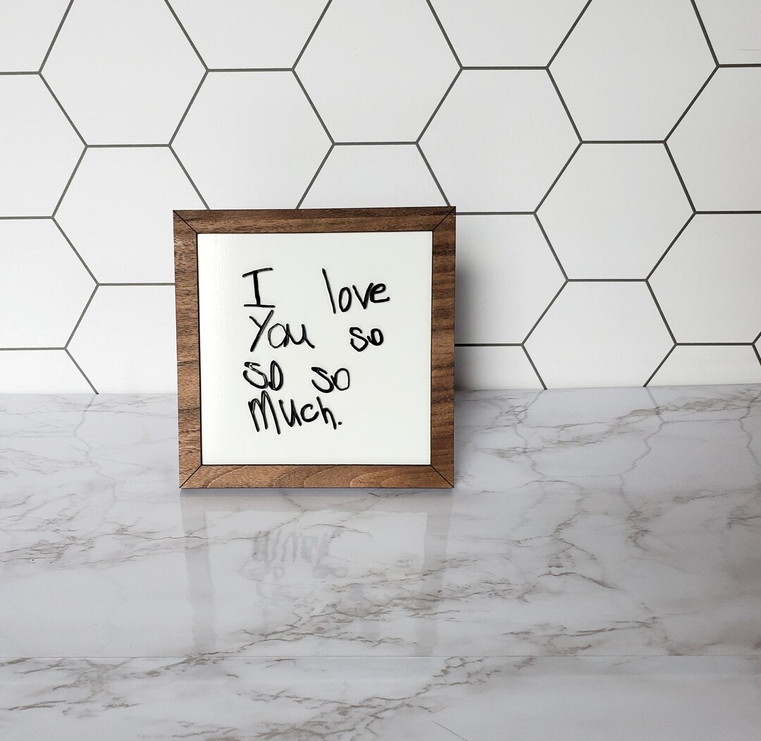 Custom Handwriting Signs - Personalized Keepsake Sentimental Gift - Etsy