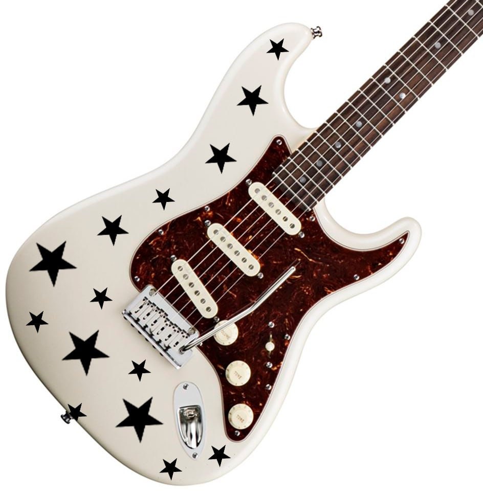 Stickers Stars Guitars Vinyl Decal Set 28 - Etsy