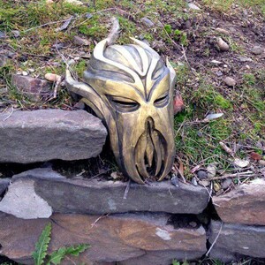 Skyrim Dragonborn Miraak Morokei Konahrik Dragon Priest Mask Miraak's ...