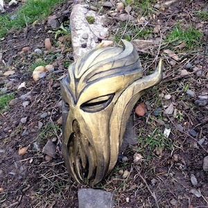 Skyrim Dragonborn Miraak Morokei Konahrik Dragon Priest Mask Miraak's ...