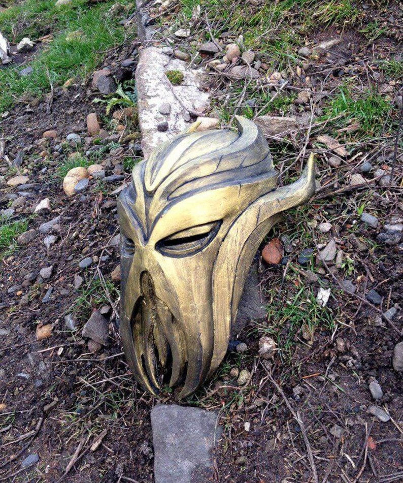 Skyrim Dragonborn Miraak Morokei Konahrik Dragon Priest Mask - Etsy