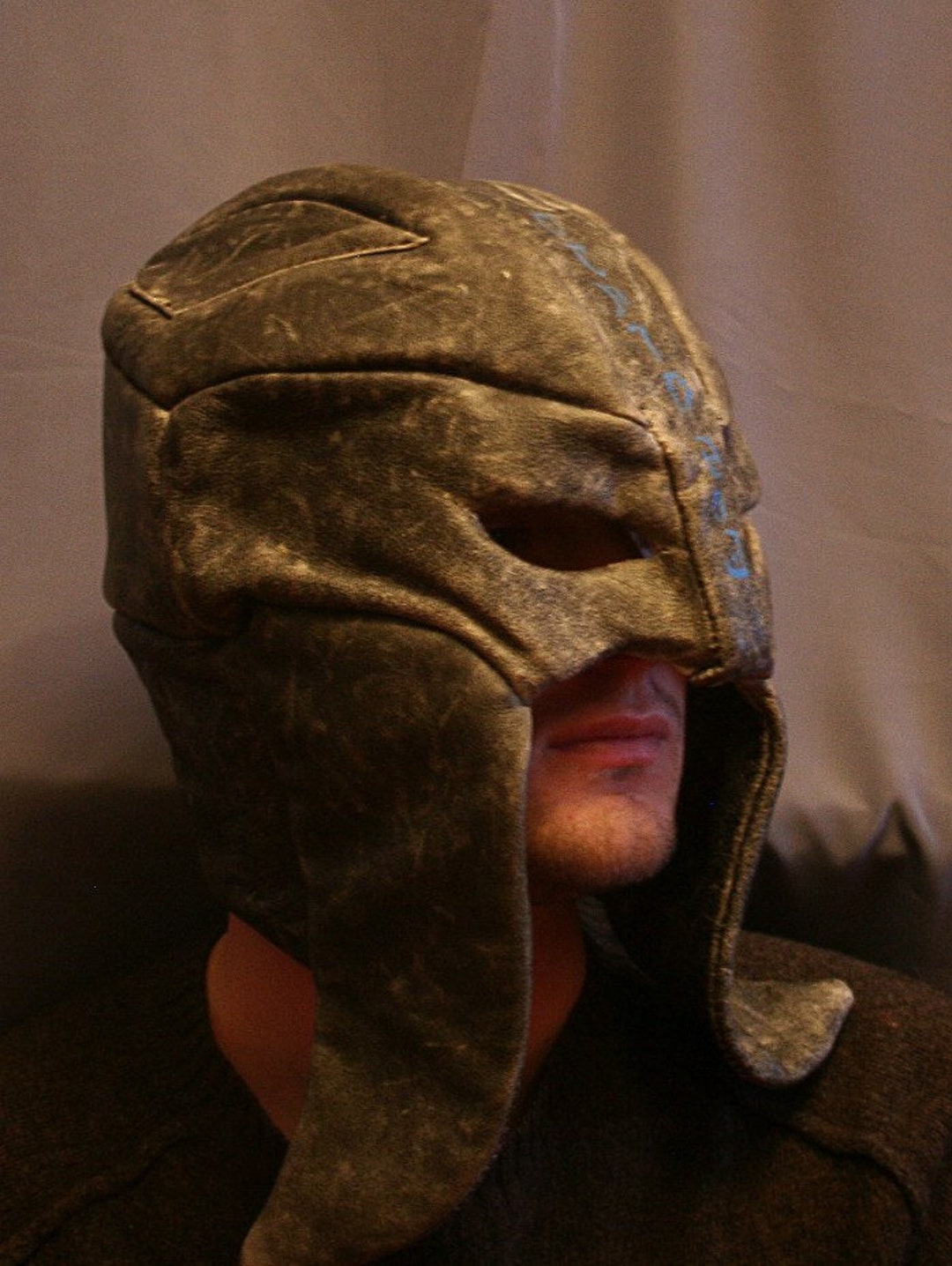 The Elder Scrolls Skyrim Gray Fox Mask Glowing Runes Inspired Wearbale ...