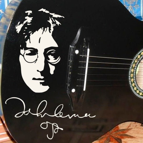 John Lennon Car Decal - Etsy