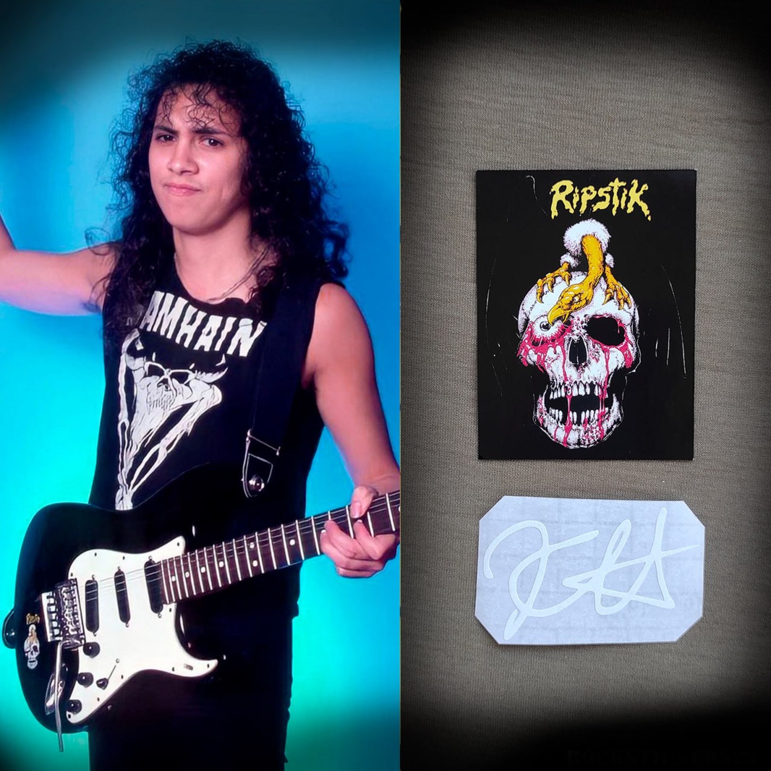 Edna Kirk Hammett Fernandes Stratocaster Guitar Stickers - Etsy