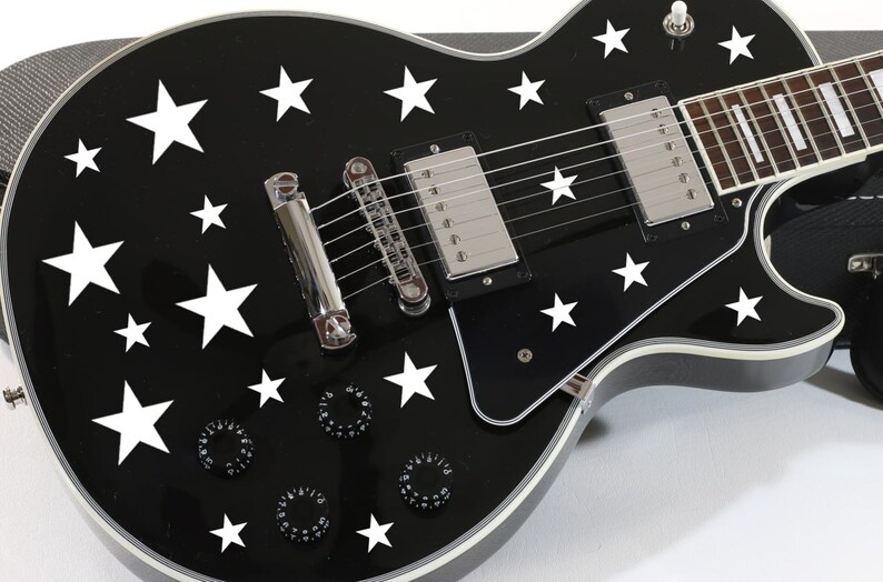 Stickers Stars Guitars Vinyl Decal Set 28 - Etsy