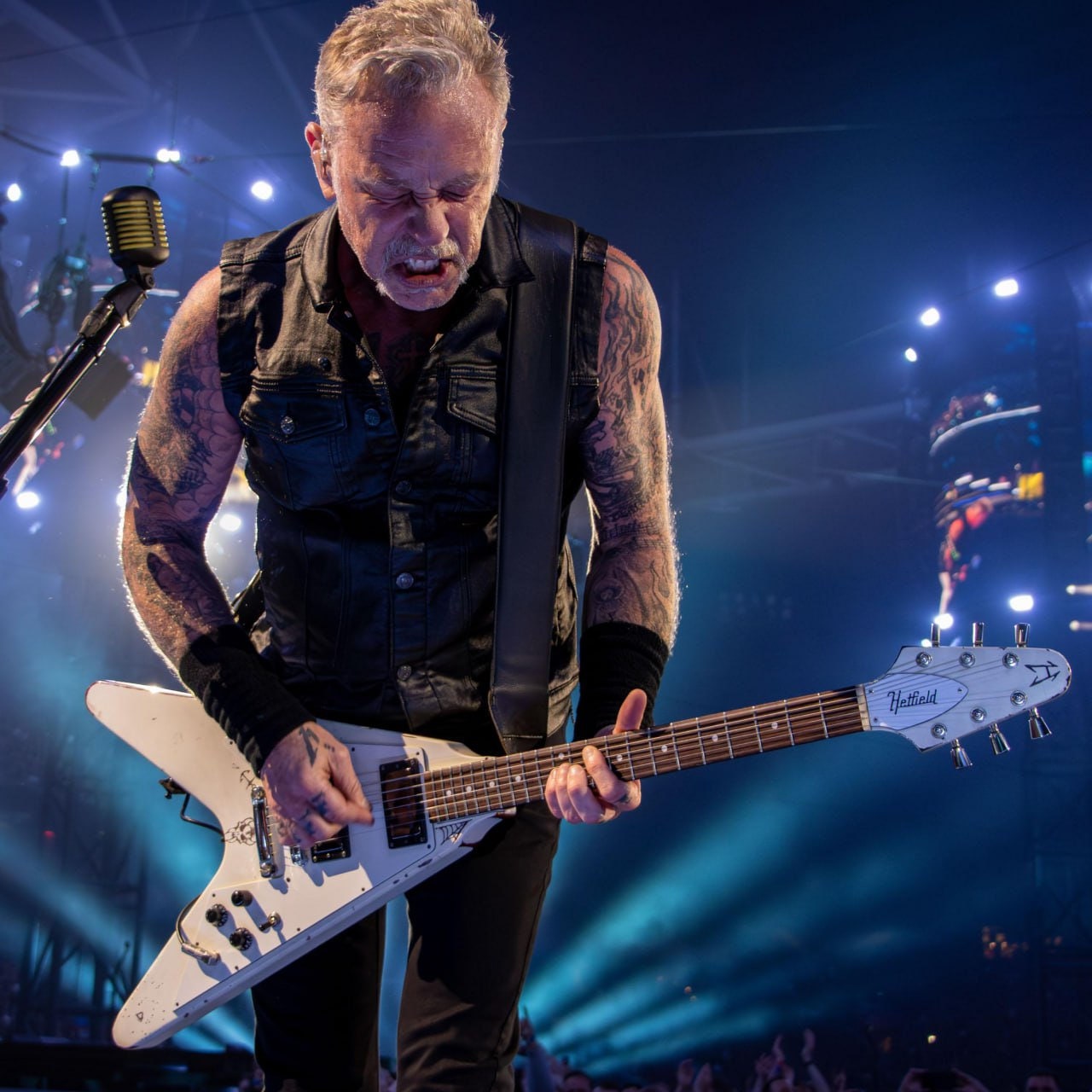 Guitar Stickers James Hetfield Electra Flying V 2236 Vinyl Decal 2022 ...