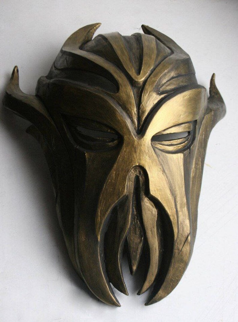 Skyrim Dragonborn Miraak Morokei Konahrik Dragon Priest Mask - Etsy