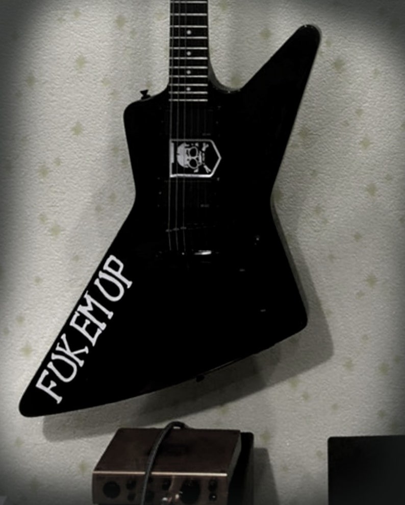 Fuk Em up Guitar Stickers James Hetfield ESP MX220 - Etsy