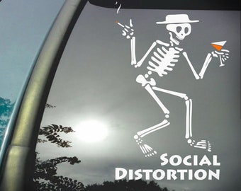 SOCIAL DISTORTION 1945 Sticker Decal Rock Band Craft Supply - Etsy