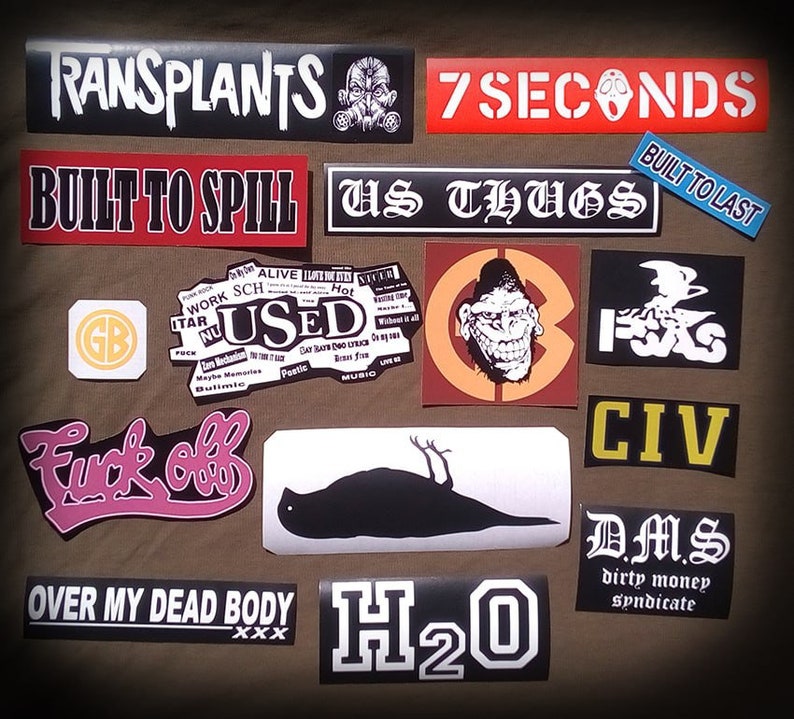 Tom Delonge Box Car Racer Stickers Guitar Gibson ES335 - Etsy