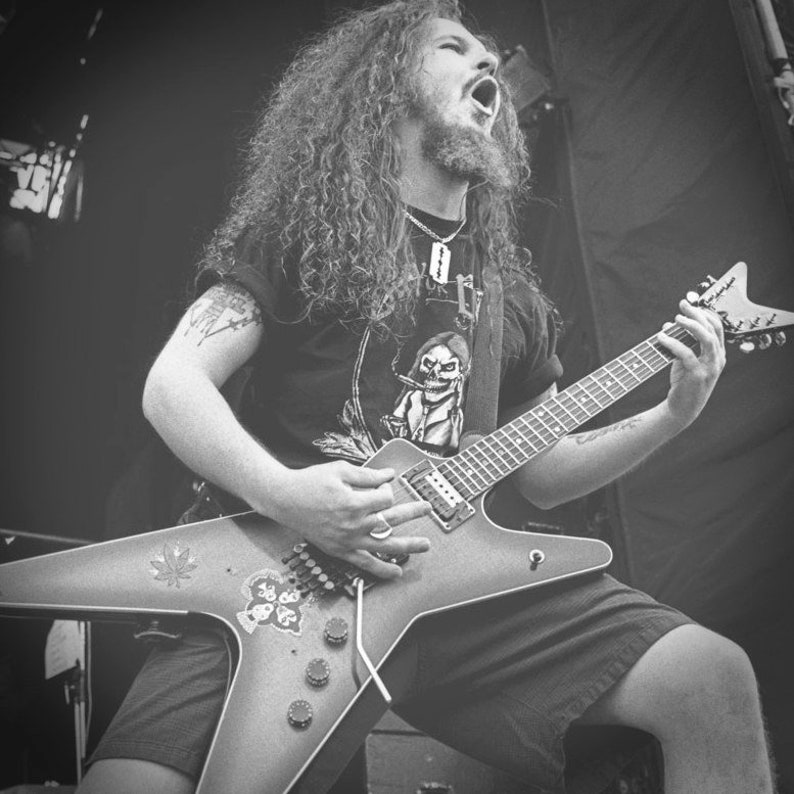 Dean ML Stickers Dimebag Darrell Guitar Plus Autograph - Etsy