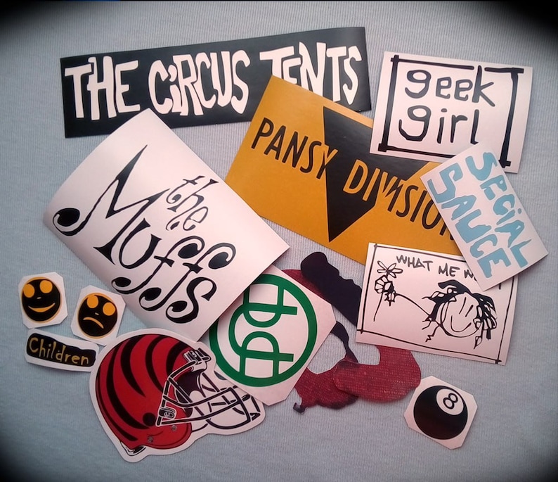 BJ 1994 Guitar Stickers Vinyl Decal Punk Rock. Set 14 - Etsy