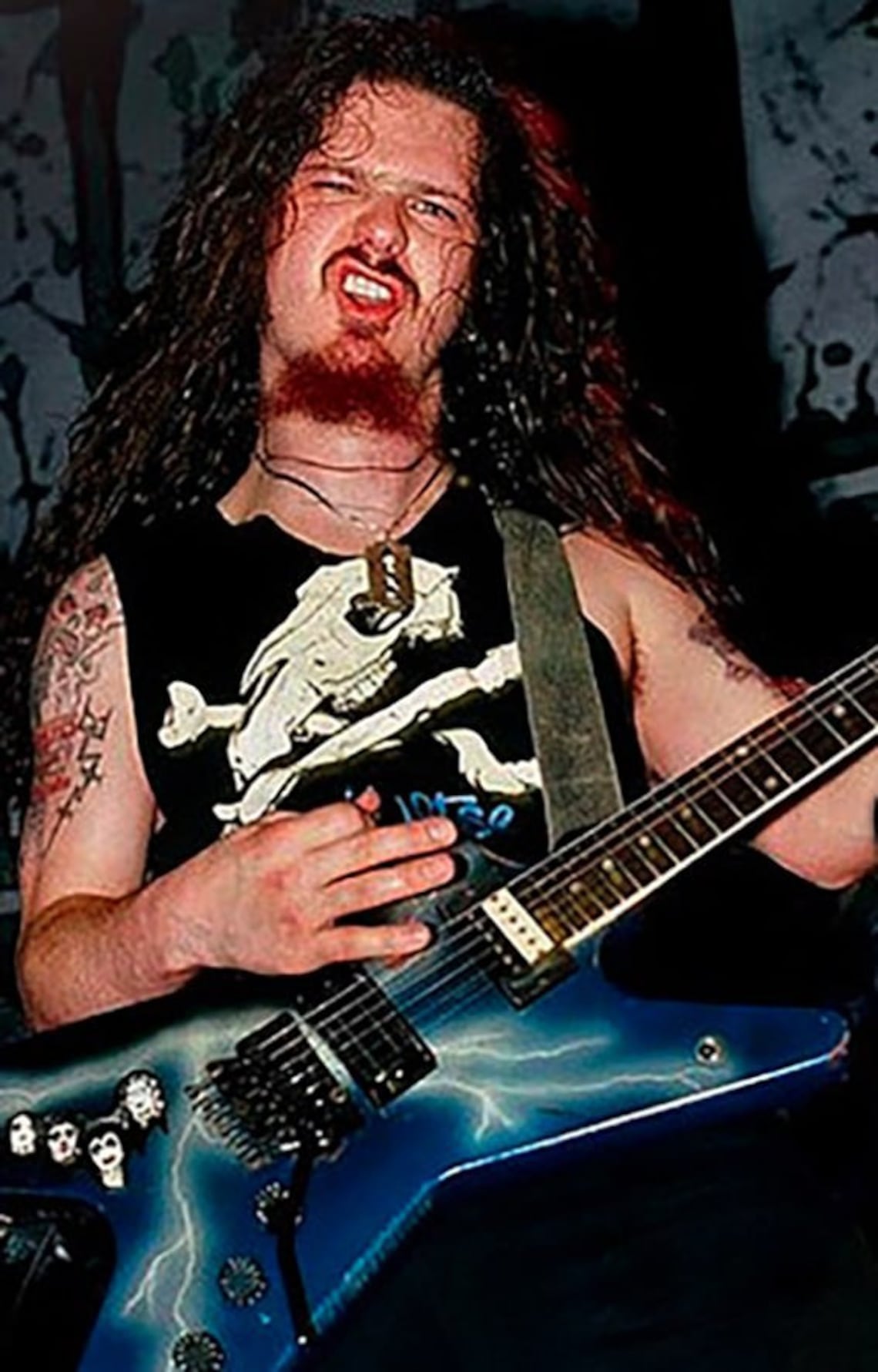 Dean From Hell Guitar Stickers Dimebag Darrell Plus Autograph - Etsy