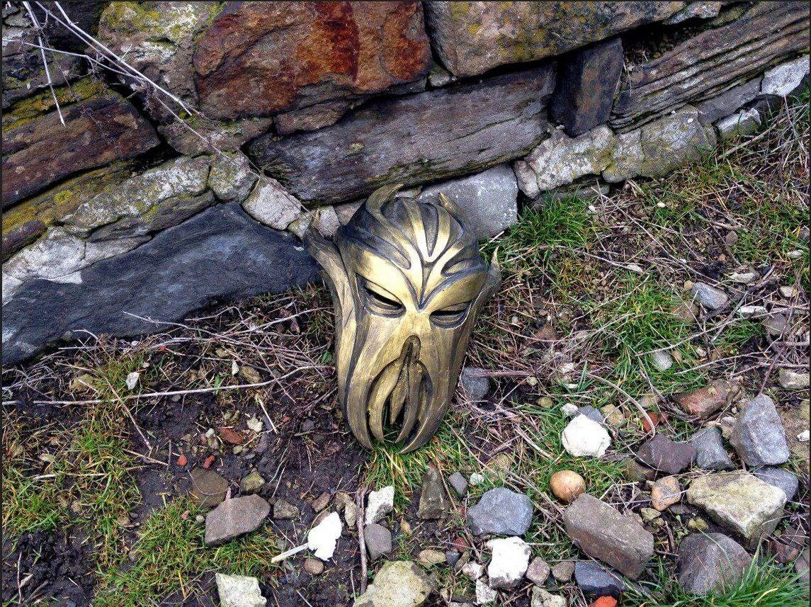 Skyrim Dragonborn Miraak Morokei Konahrik Dragon Priest Mask - Etsy