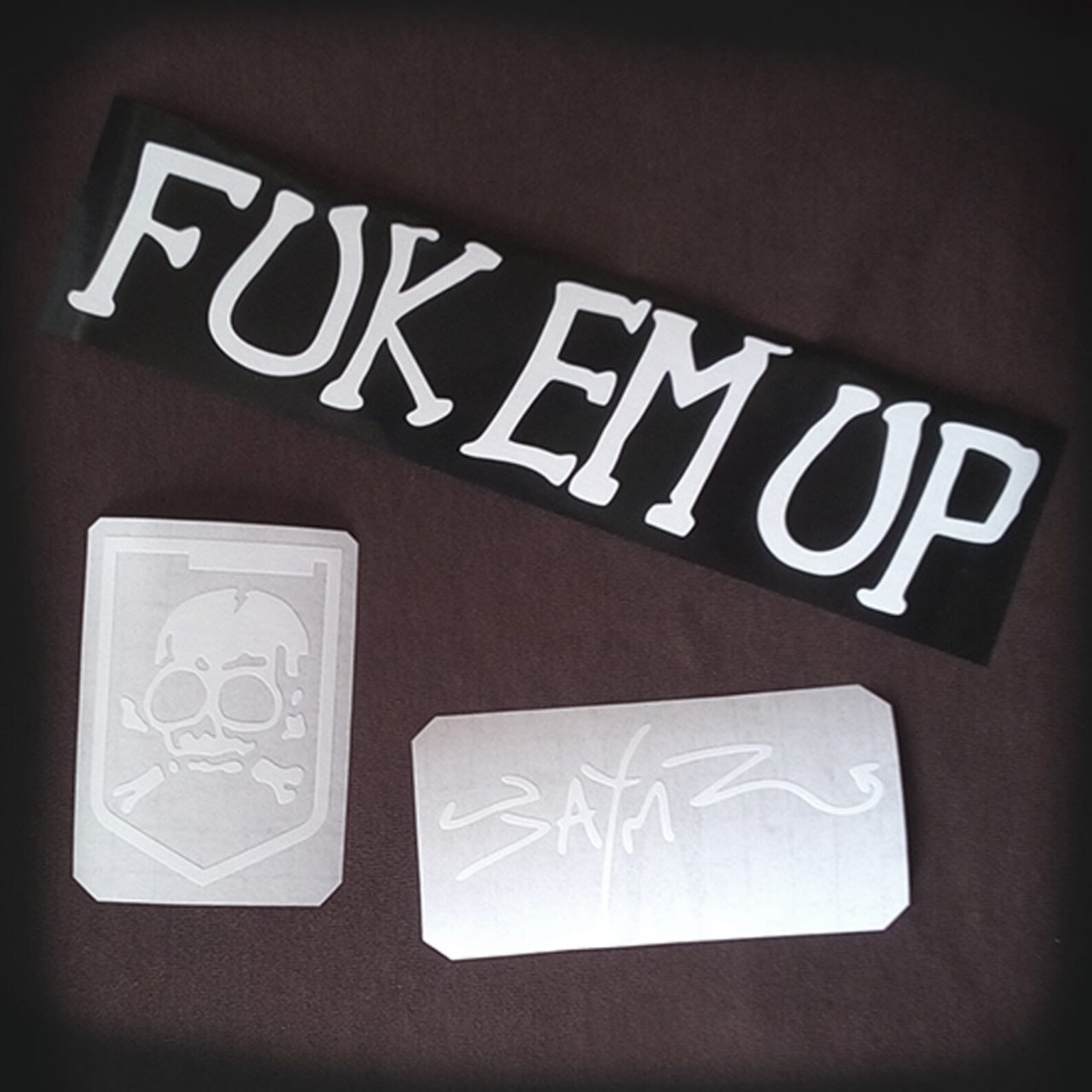 Fuk Em up Guitar Stickers James Hetfield ESP MX220 - Etsy
