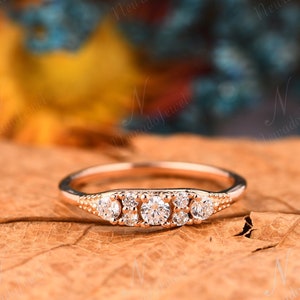 Milgrain Design Matching Band Art Deco Engagement Ring - Etsy