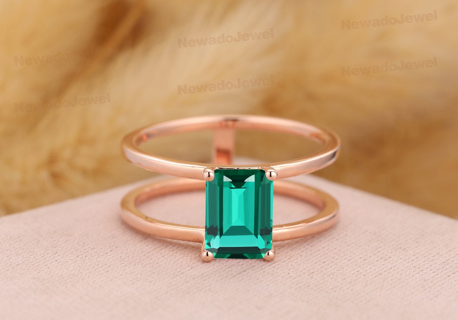 Vintage Emerald Anniversary Ring 6x8mm Emerald Engagement Etsy vintage-emerald-anniversary-ring-6x8mm-emerald-engagement-etsy