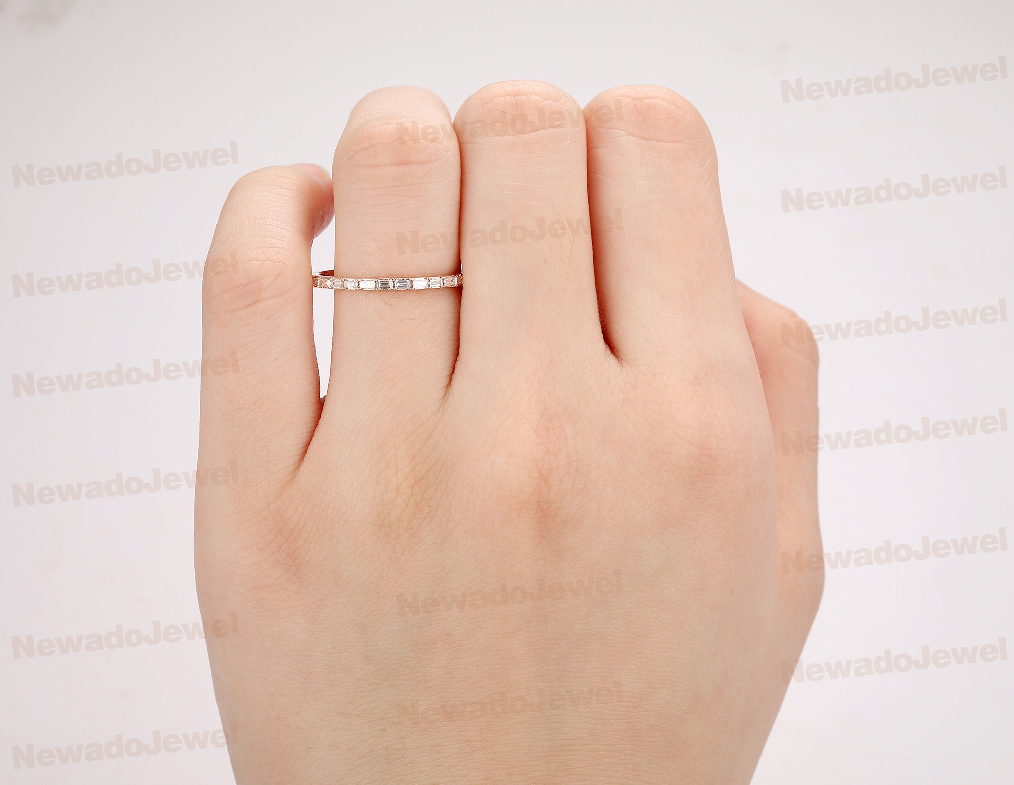 Minimalist Wedding Band Ring Solid 14k Gold Wedding Band | Etsy