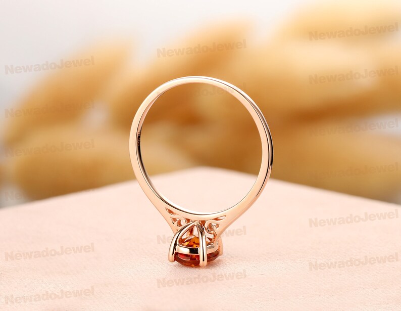 Gorgeous Fanta Garnet Promise Ring 6x8mm Oval Cut Natural - Etsy