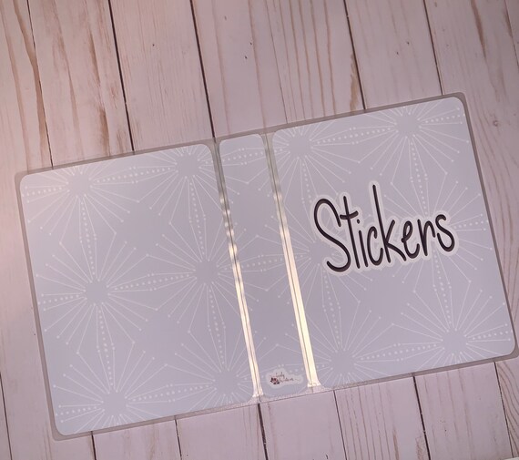 Large Sticker Album Sticker Storage Sticker Sheet Storage - Etsy