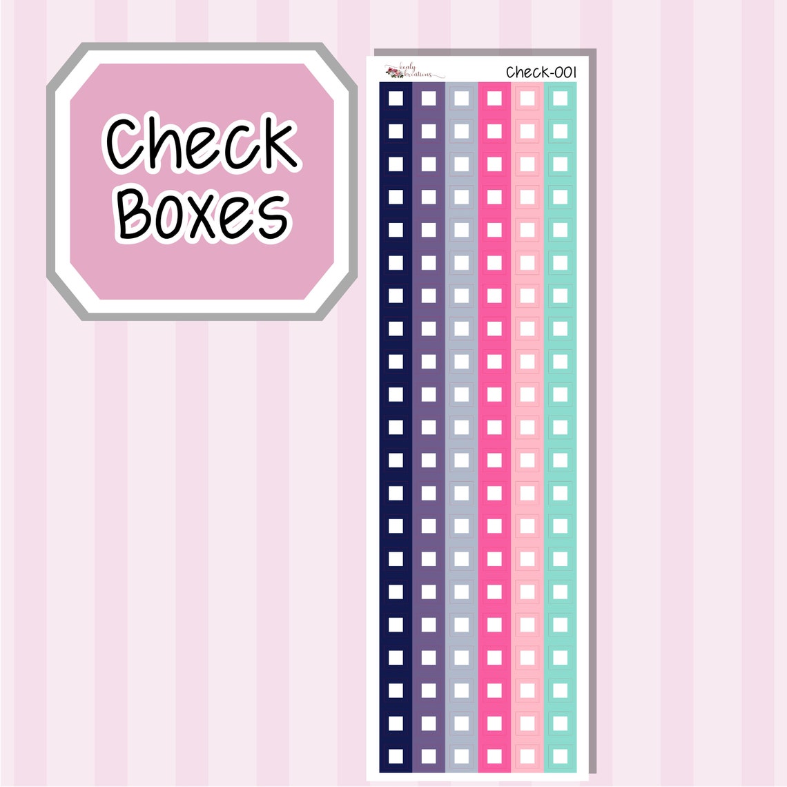 Individual check boxes | Etsy