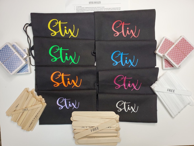 Stix Card Game: Family Fun, Camping, and Gifting - Etsy