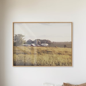 Rolling Hill Farm Scene - Etsy