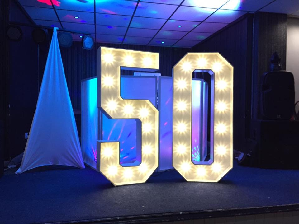 Full Set of 10 LED Numbers 4ft Tall Light Up Big Giant | Etsy