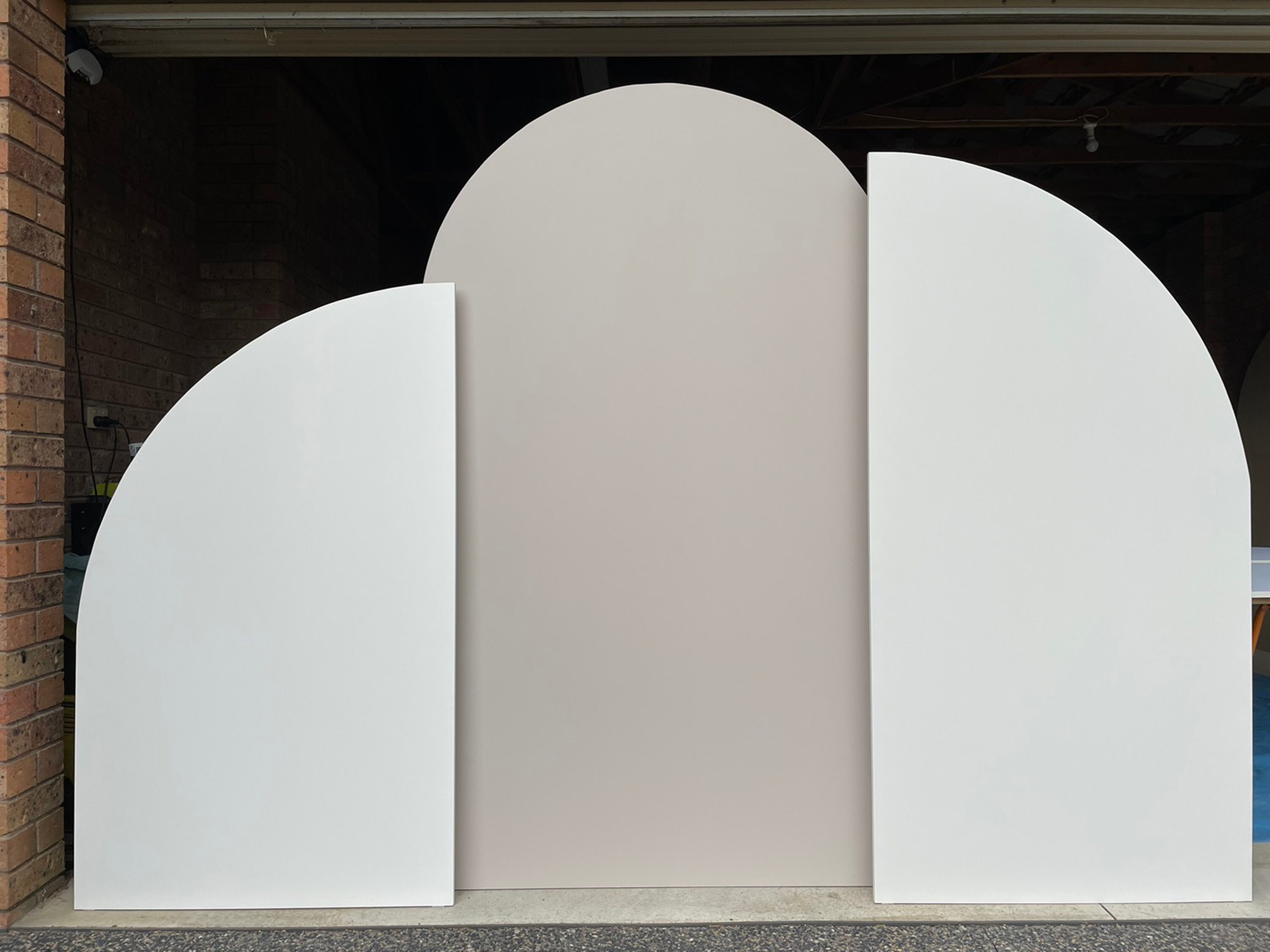 Set Of 3 Half Arch Trio Backdrops Event Baby Shower Wedding | Etsy