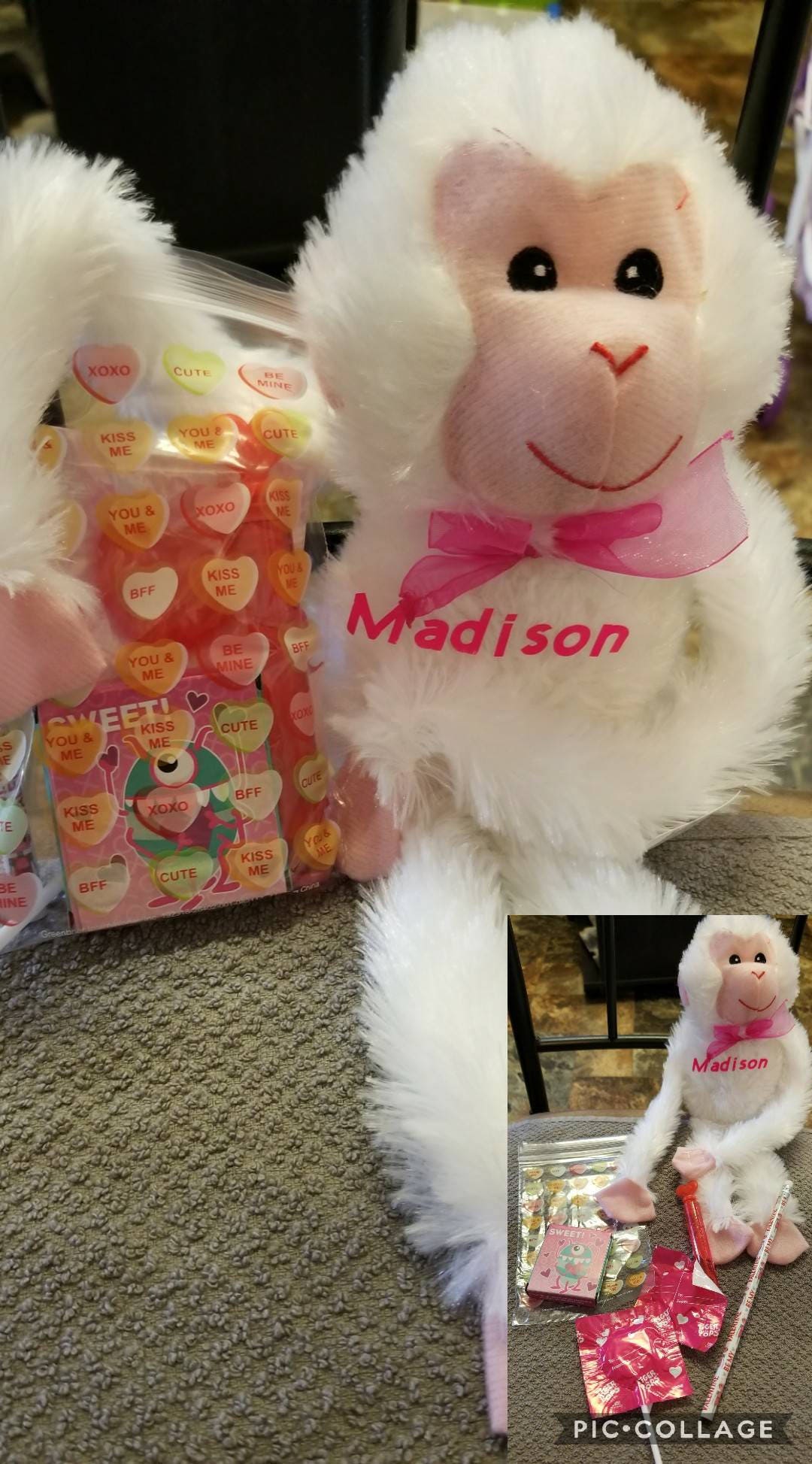 PERSONALIZED STUFFED MONKEYS - Etsy