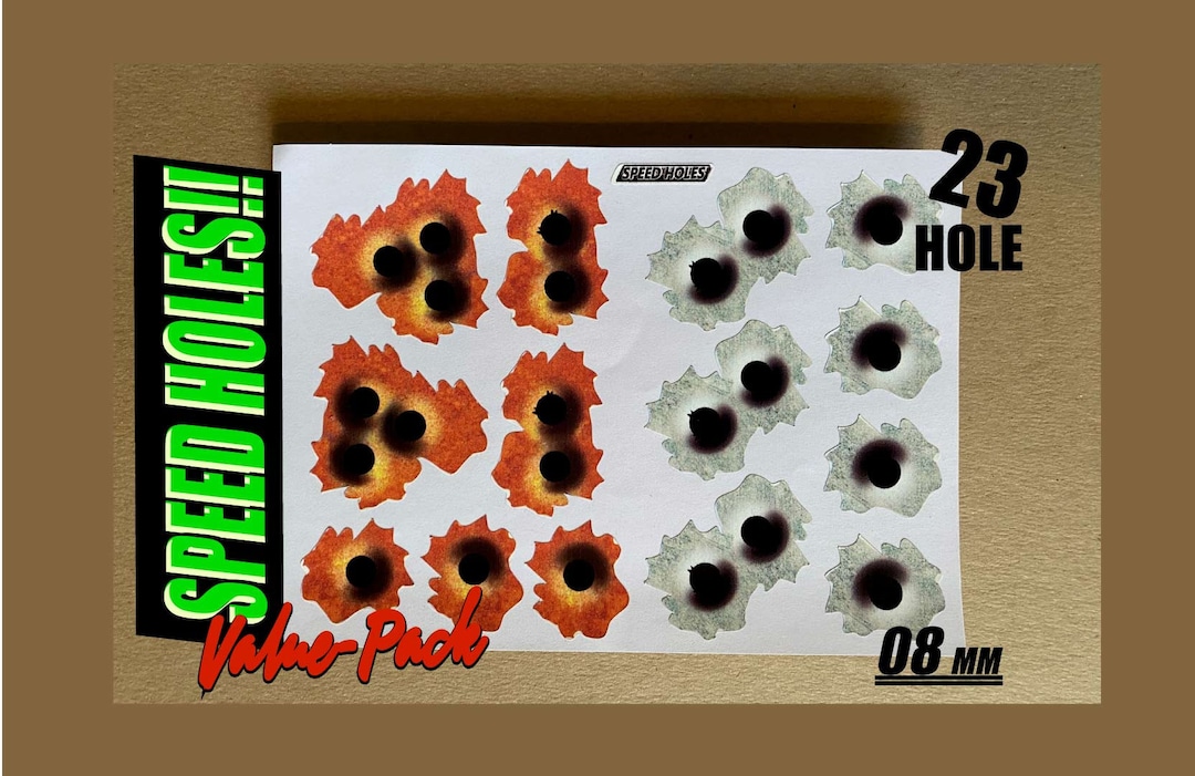 Bullet Holes Sticker Value-pack - Etsy