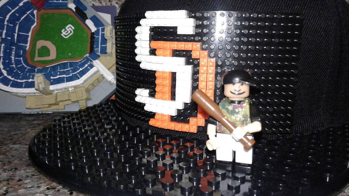 Adult San Diego Padres Lego Style Pixel Hat Baseball Sports - Etsy