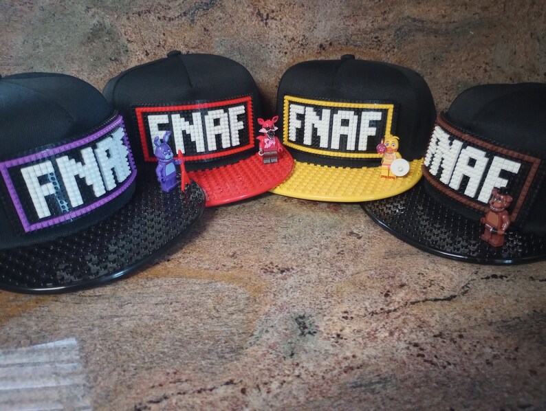 Adult FNAF 5 Nights at Freddy's Brown Custom Made Hat (black Brim) - Etsy