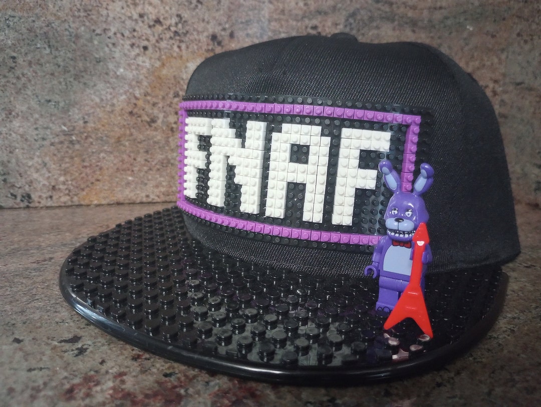 Adult 2024 New Design FNAF Purple Custom Made Hat black Brim - Etsy
