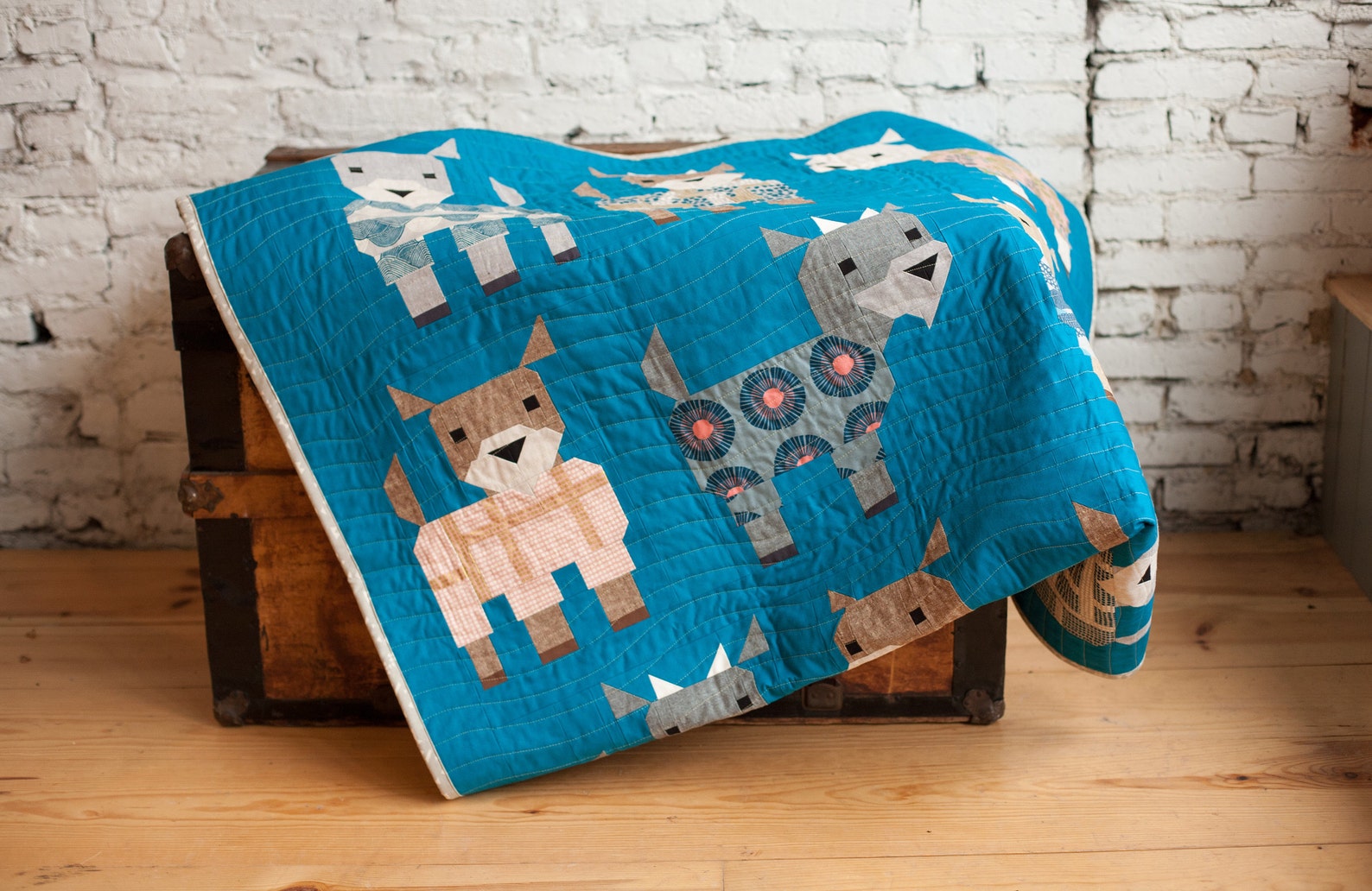 QUILT PATTERN Kidding Around Goats in Pajamas by Art East Quilting Co ...