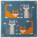 QUILT PATTERN Cat Scratch Quilt Pattern by Art East Quilting Co ...