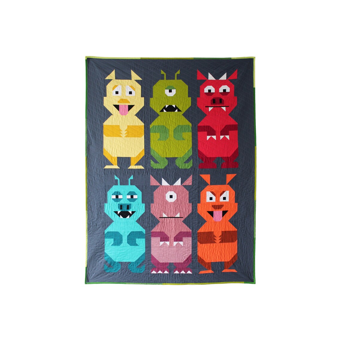 QUILT PATTERN the Monster Mash Quilt Pattern by Art East | Etsy