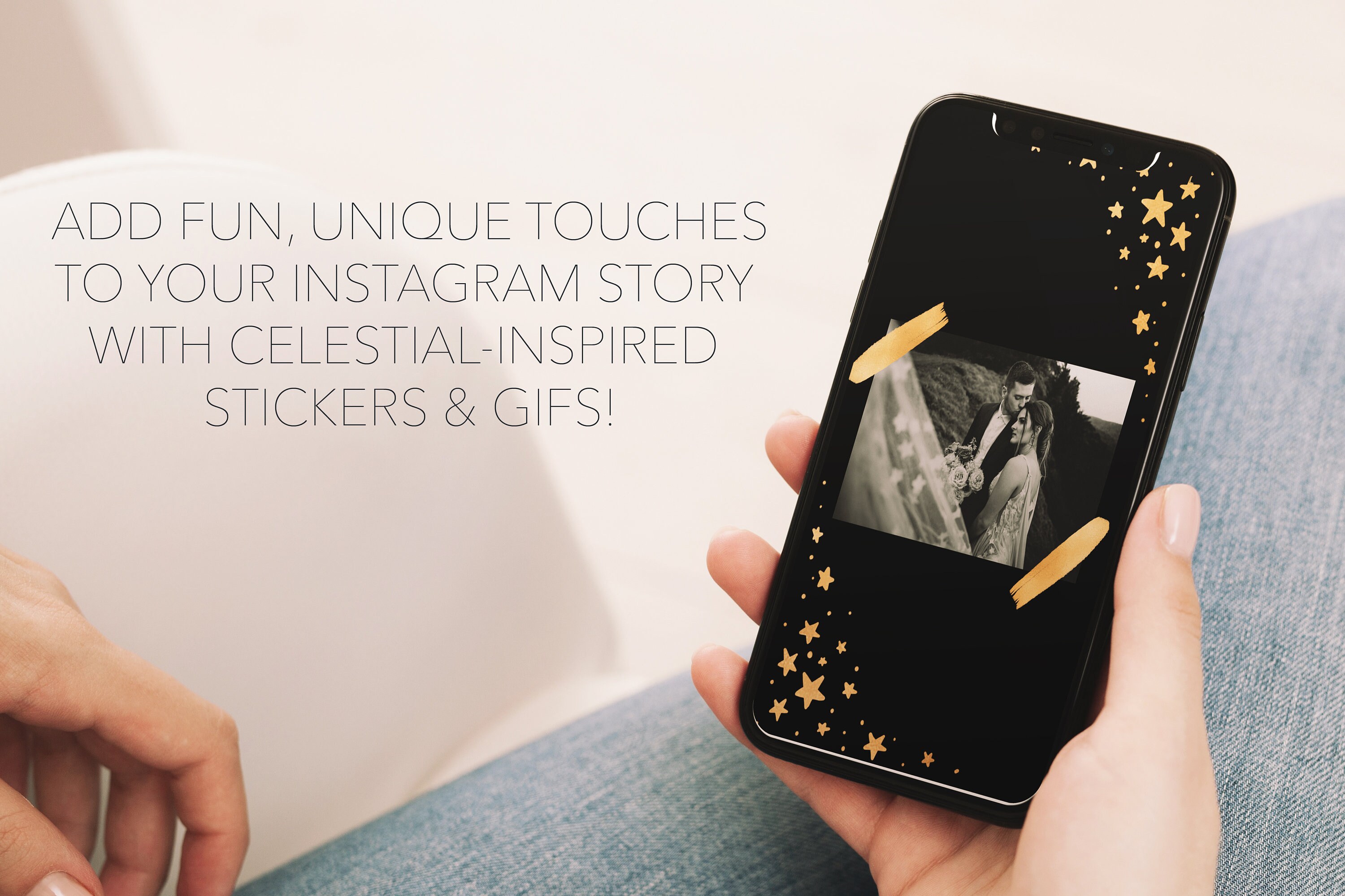 Instagram IG Story Celestial Star GIFS and Stickers - Etsy